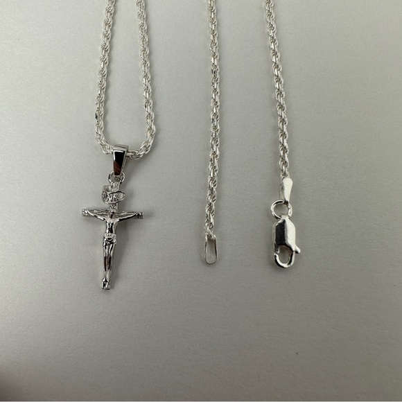 Accessories | Silver Chain Solid 925 Sterling Silver Rope Chain And ...